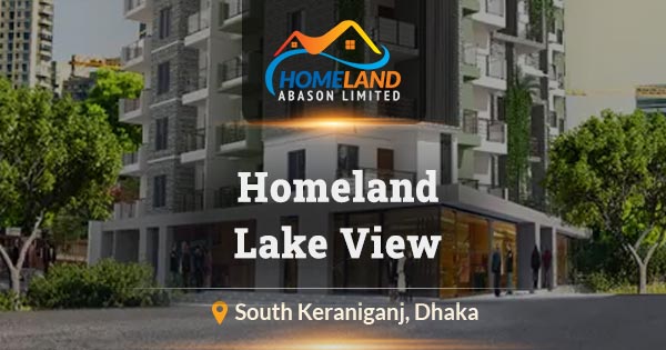 Flats for sale in South Keraniganj | Homeland Lake View
