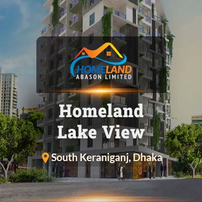 Flats for sale in South Keraniganj | Homeland Lake View